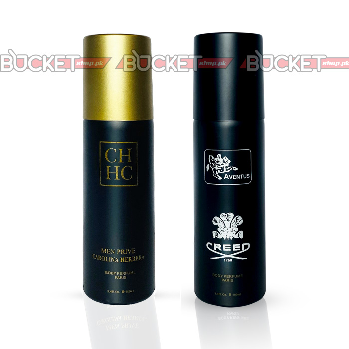 Pack Of Two Body Spray | CHHC Men Prive & Creed Aventus | Bucket Shop Pk